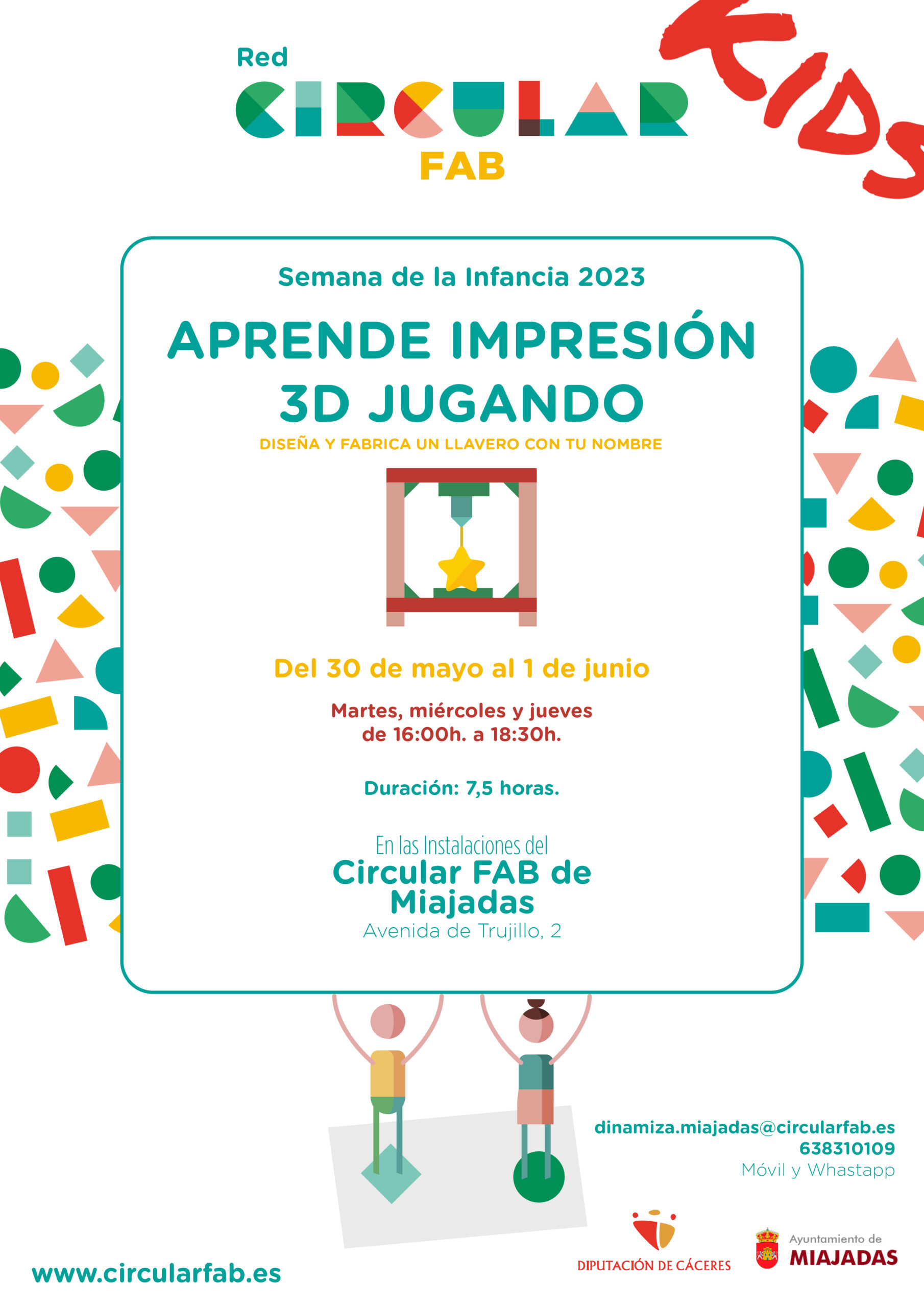 Aprende diseño 3D jugando – Red Circular FAB